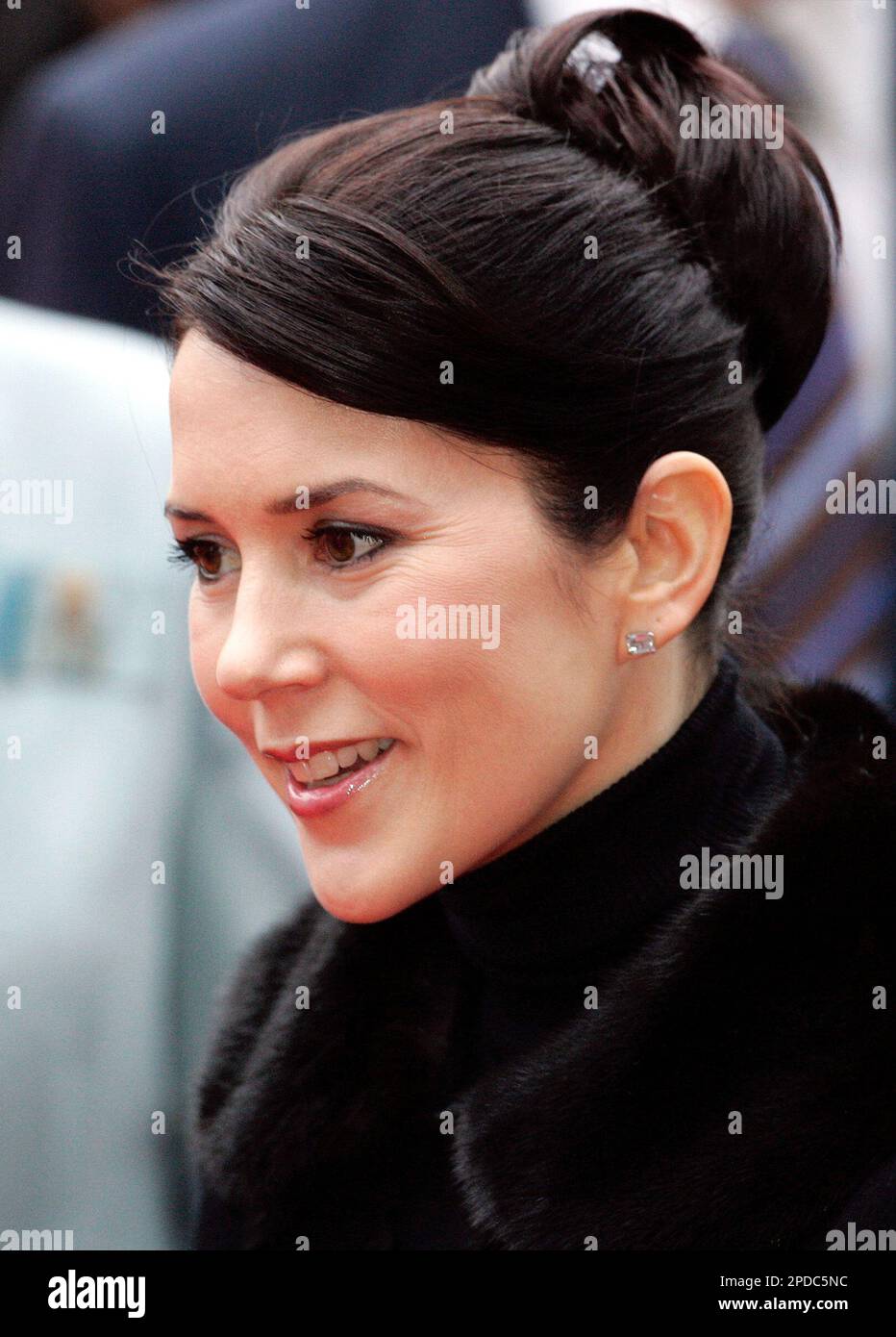 Kronprinzessin Mary von Daenemark bei ihrer Ankunft am ...