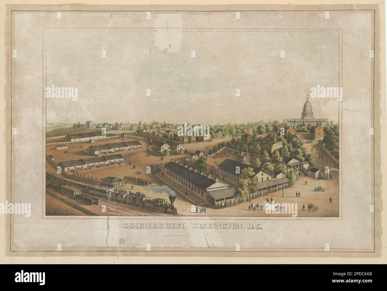 Military camps 1860 1870 hi-res stock photography and images - Alamy