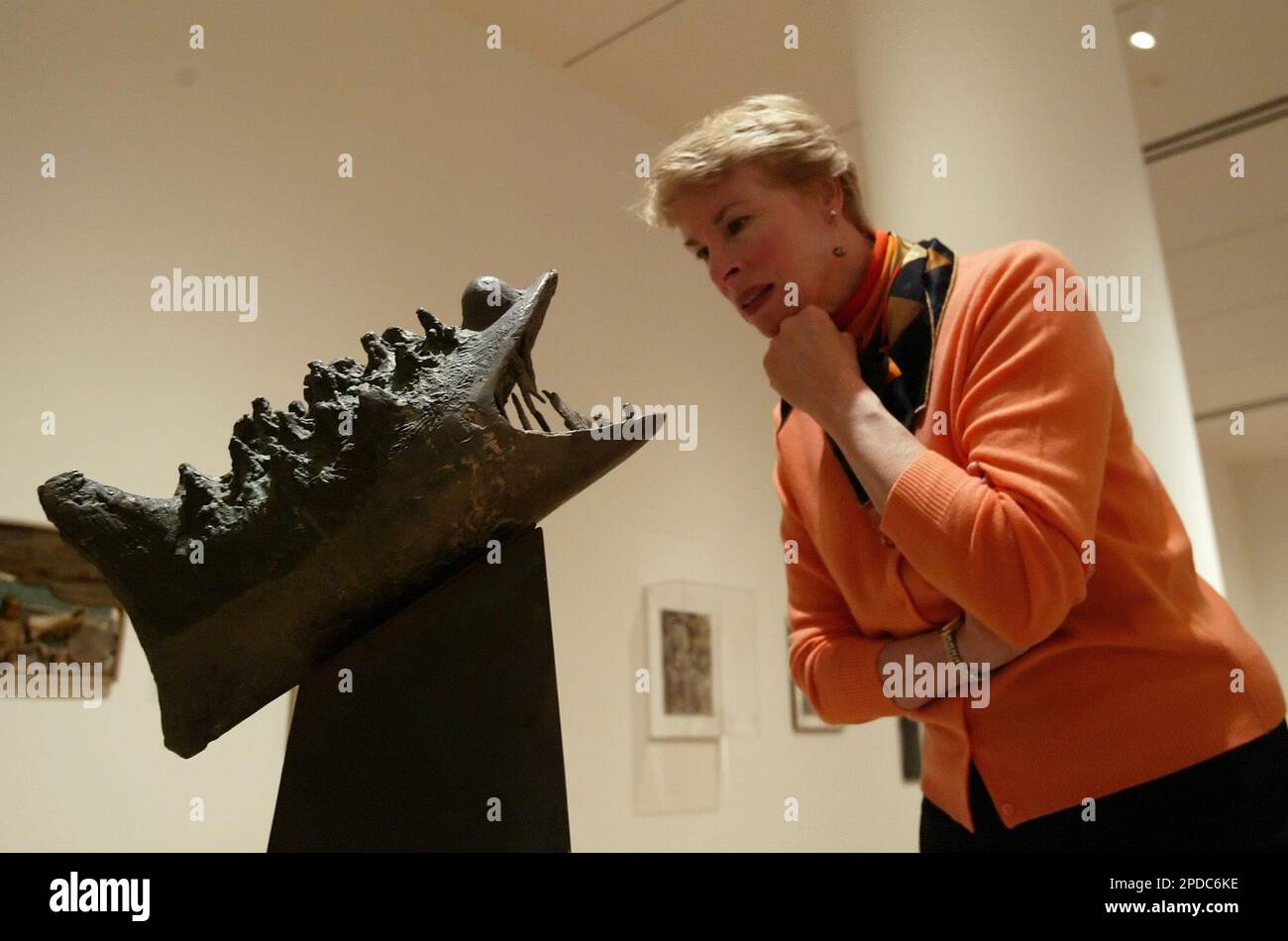 A visitor to the Pennsylvania Academy of Fine Arts looks at Cosmo ...