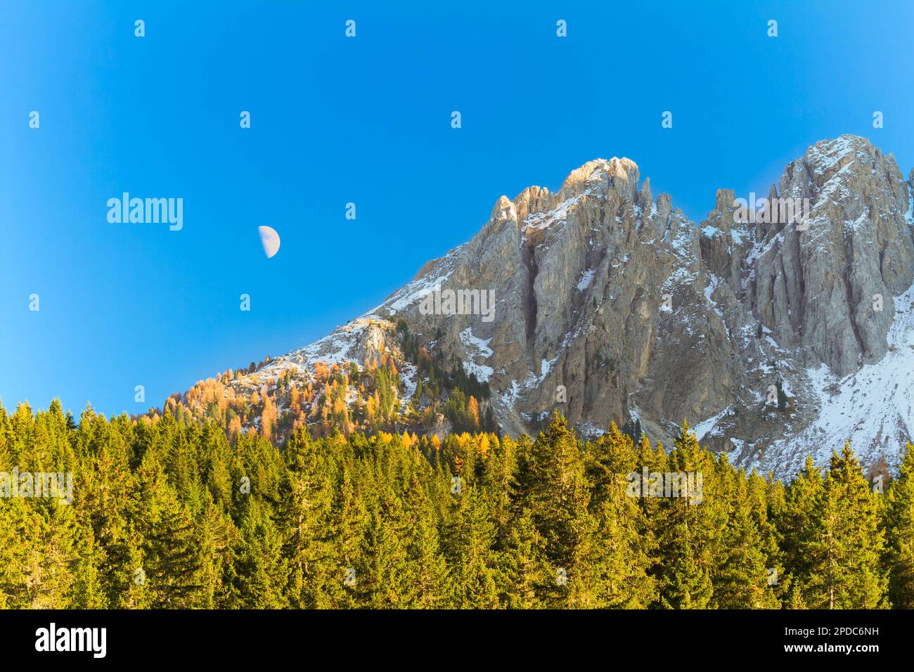 The Latemar massif is situated in the Western Dolomites. Its highest ...