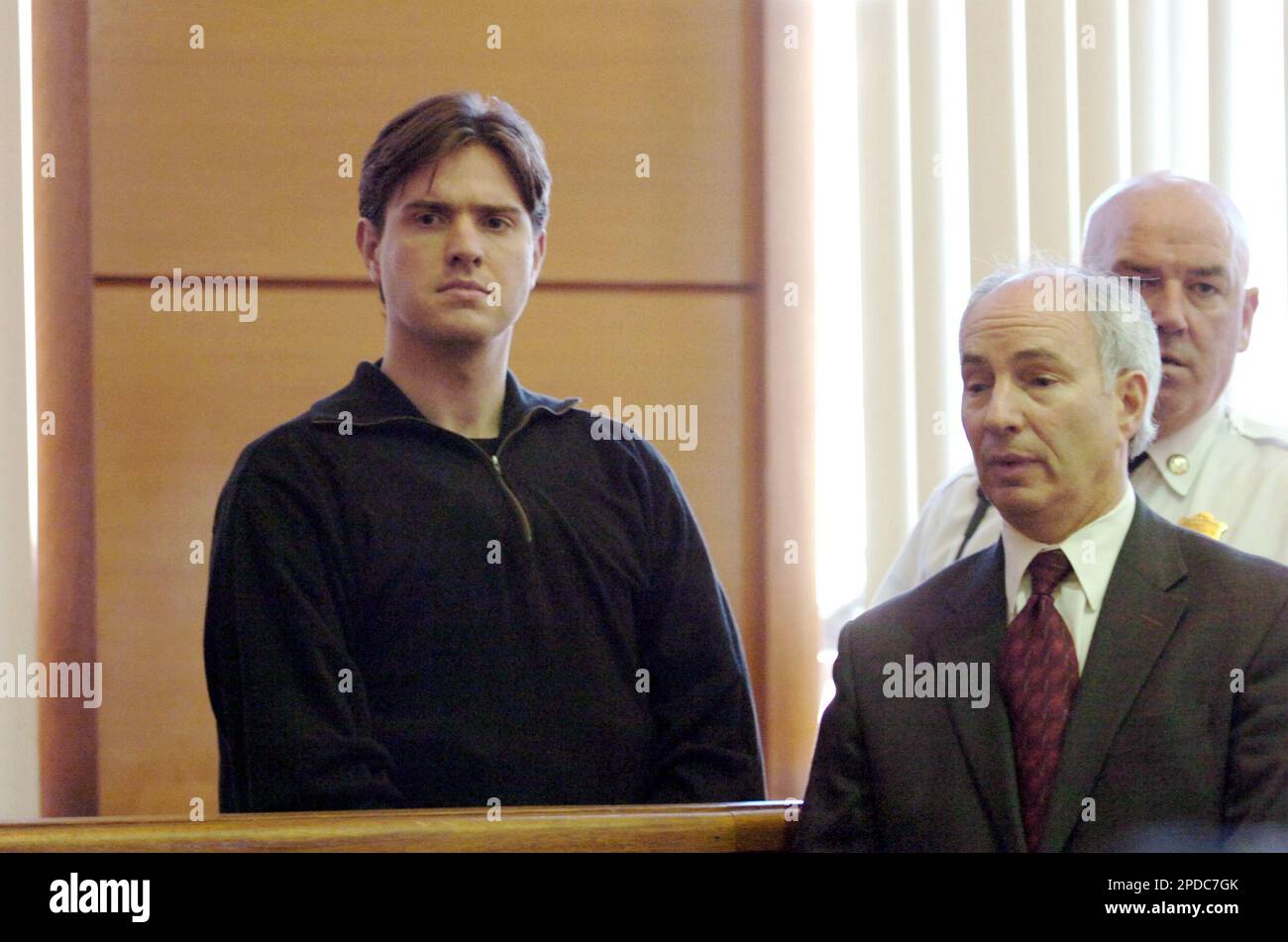 Neil Entwistle, left, is shown in district court in Framingham, Mass ...