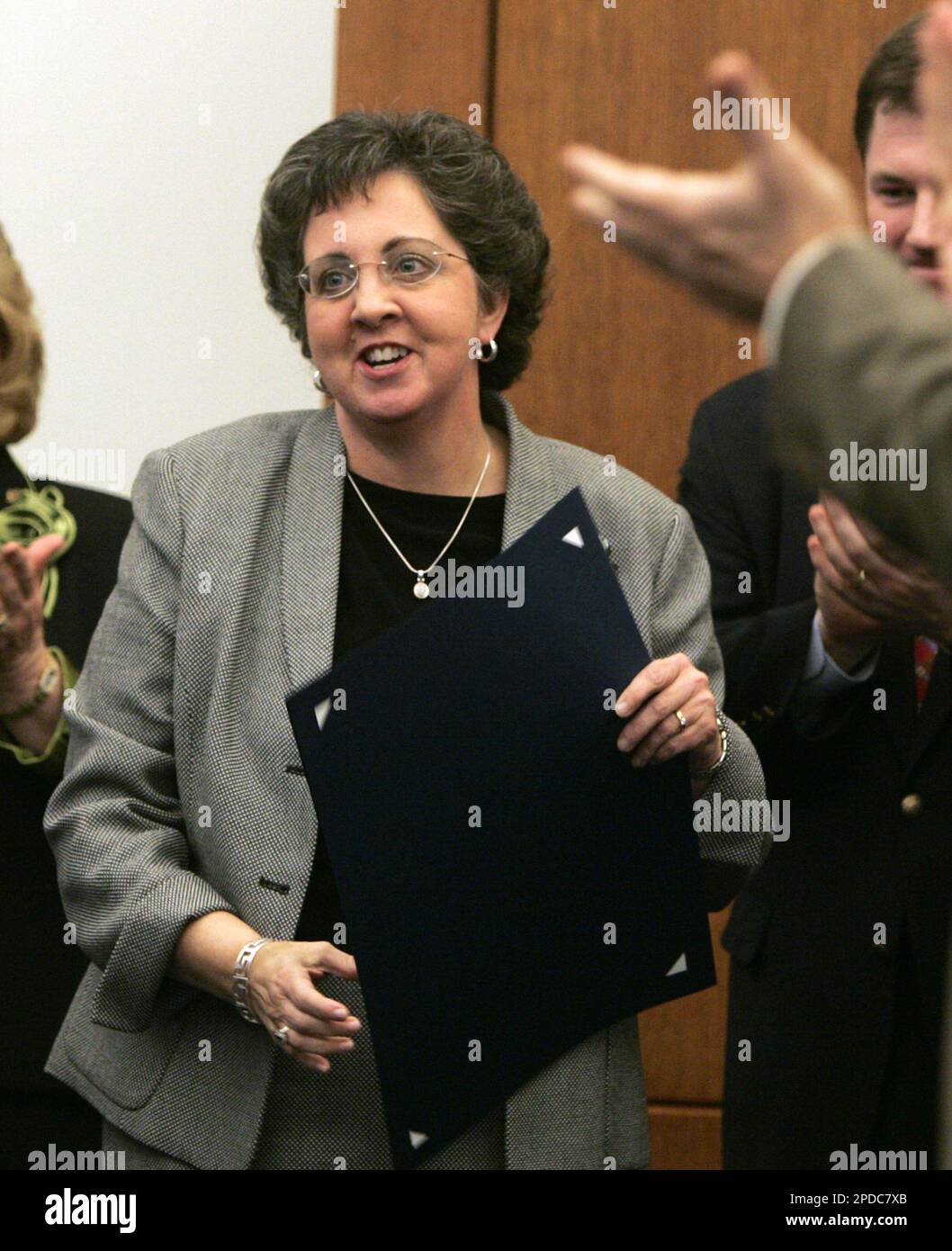 Educator Deborah Goforth, of Spotsylvania County is honored on the ...