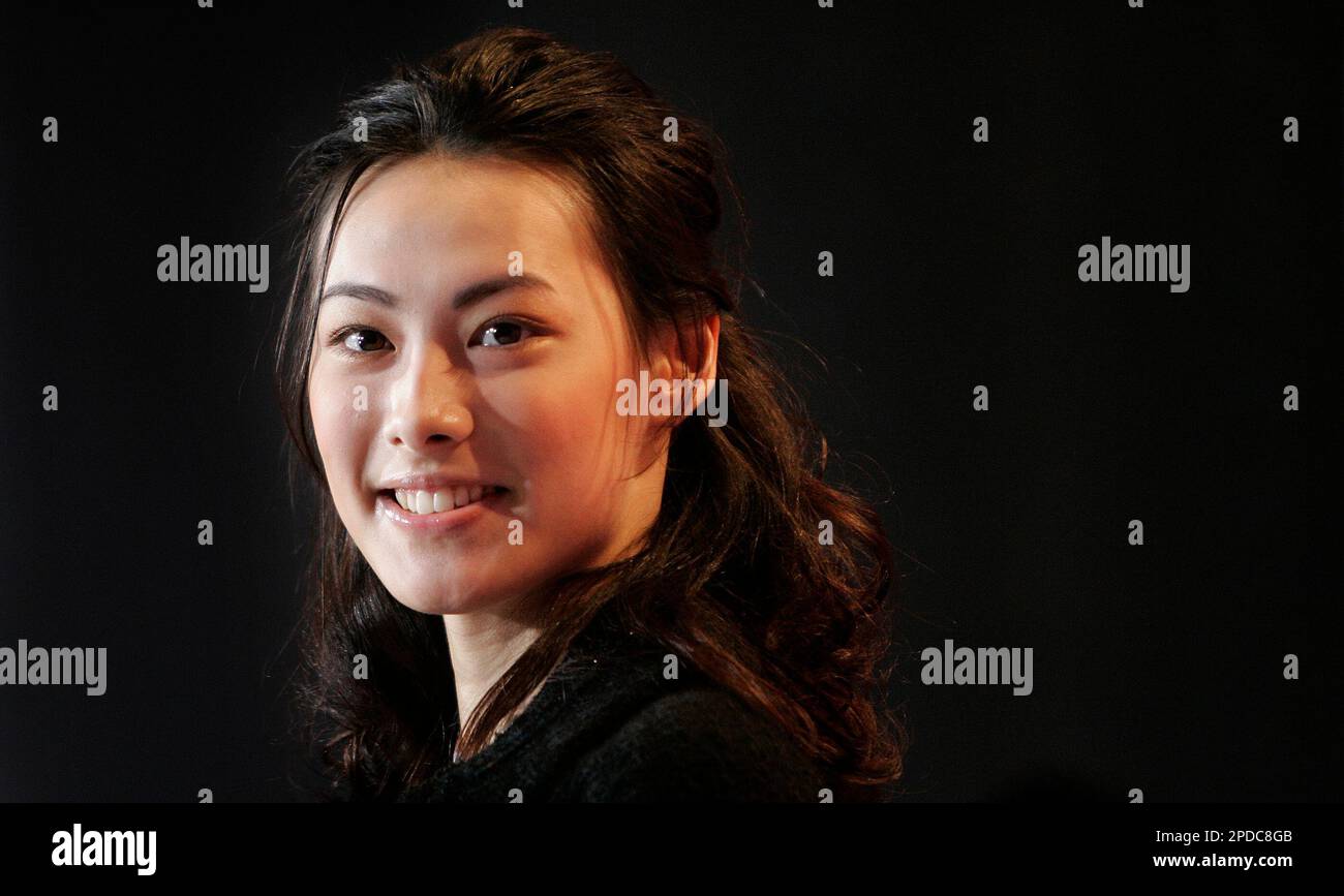 Chinese actress Isabella Leong poses for photographers during a ...