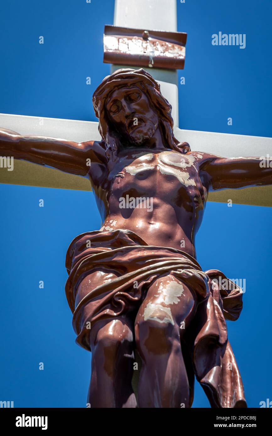 Jesus christ hanging on cross hi-res stock photography and images - Alamy