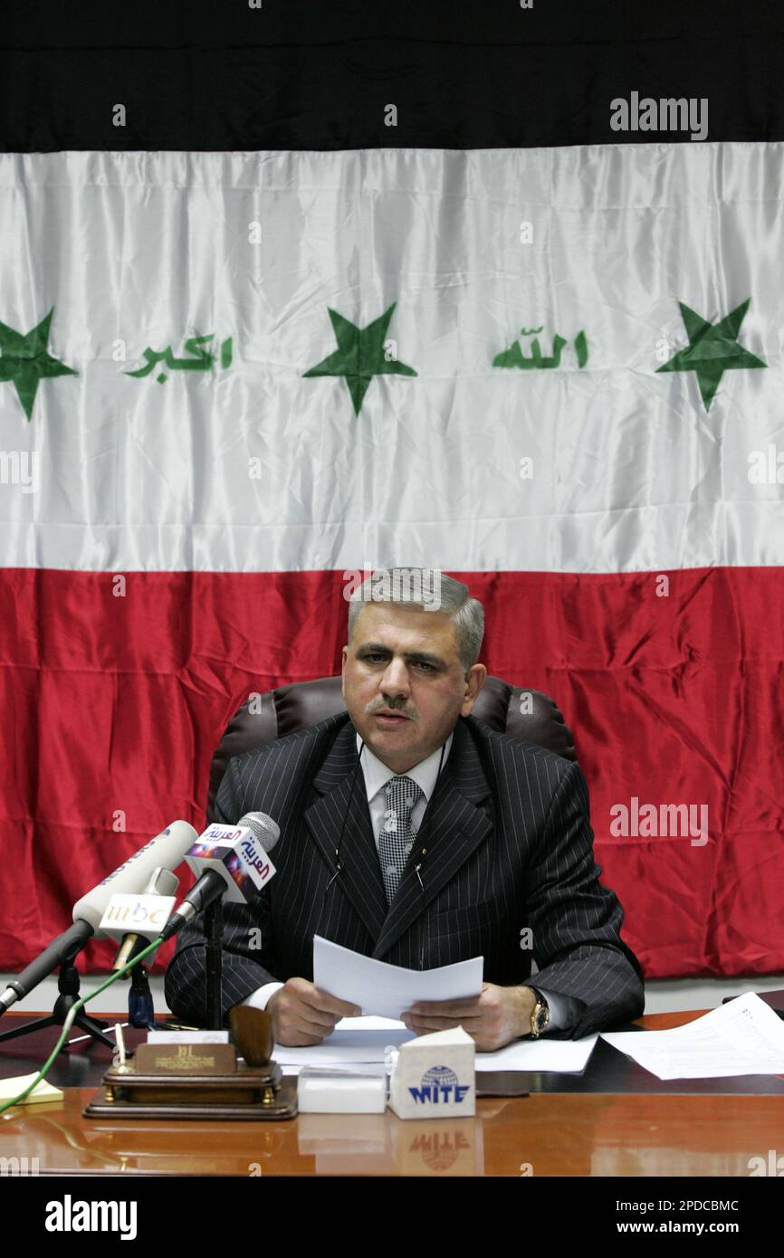 Sattam Al-Good, the president of the National Front of Iraqi ...