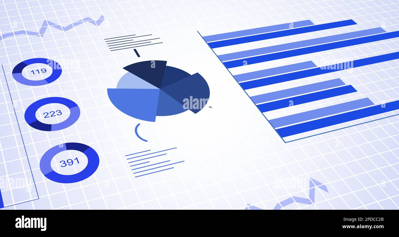 Animation graph financial data processing hi-res stock photography and images - Alamy