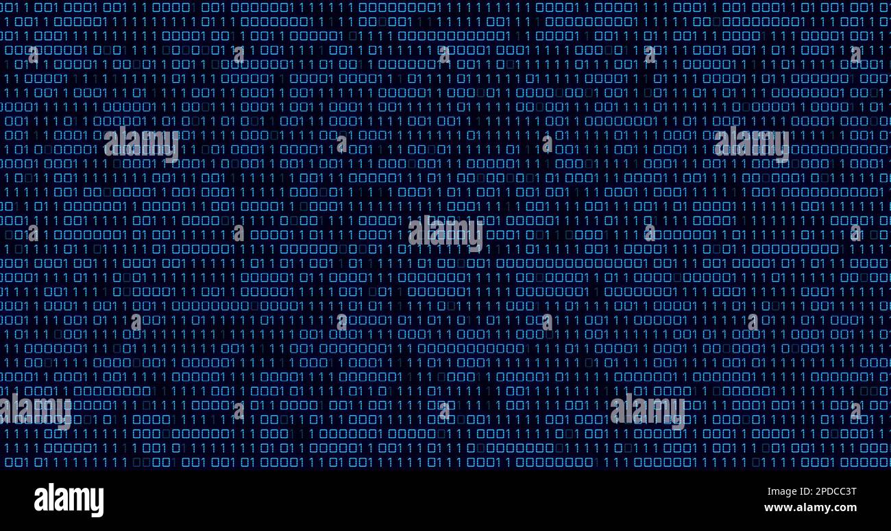 Composition of data processing on black background Stock Photo - Alamy