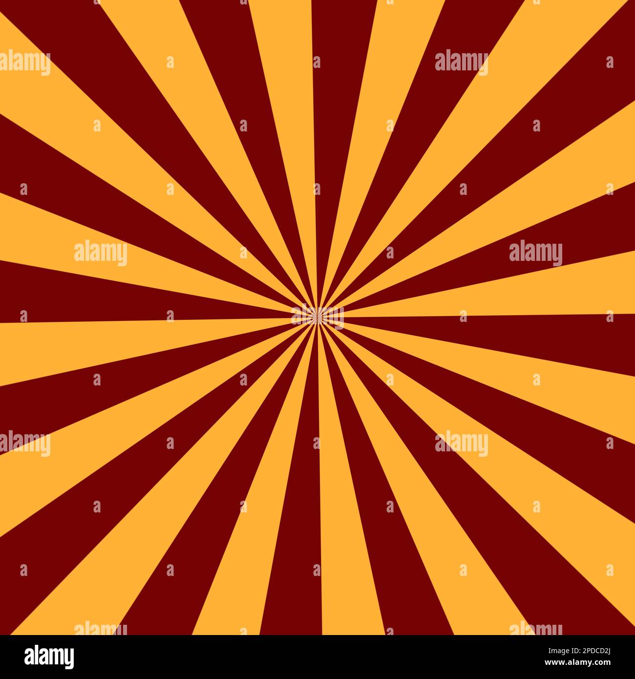 Graphic illustration of red and yellow lines converging in the center ...