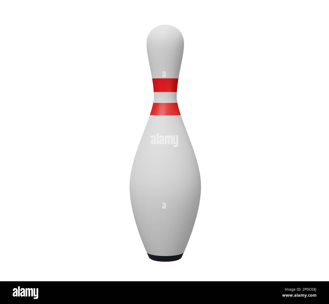 bowling pin 3d render. 3d render cartoon minimal icon illustration ...