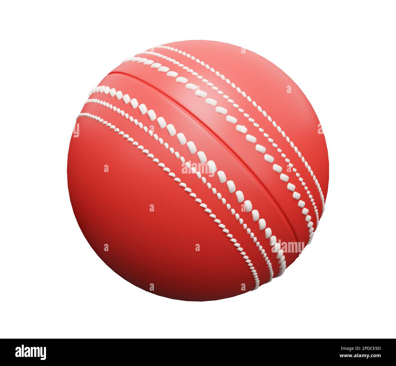 cricket ball 3d. 3d render cartoon minimal icon illustration Stock ...