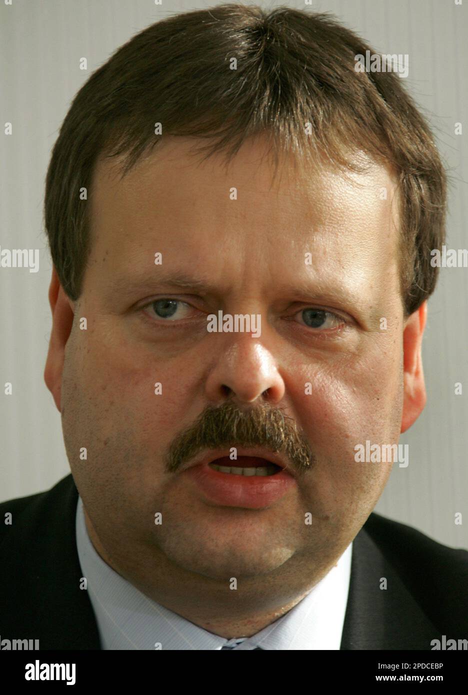 Wulf Gallert, Spitzenkandidat der Linkspartei Die Linke.PDS in Sachsen ...