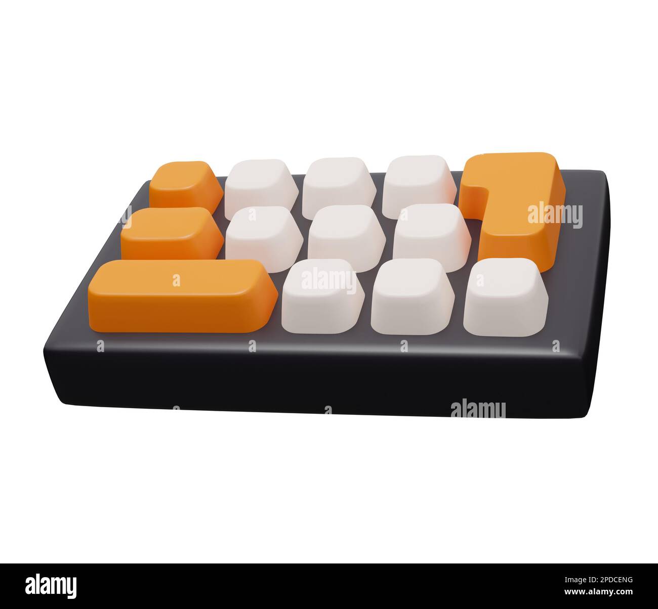 keyboard 3d render icon. 3d render cartoon minimal icon illustration ...