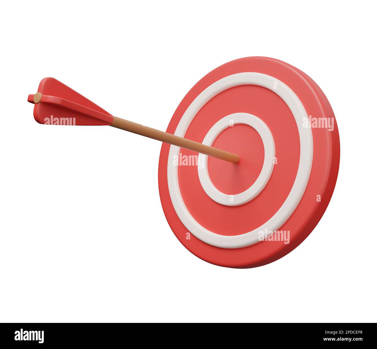 target arrow 3d render. 3d render cartoon minimal icon illustration ...