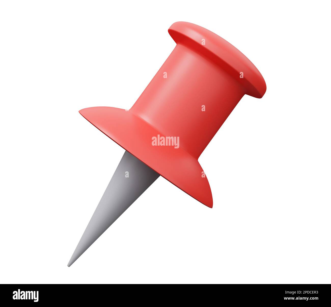 pushpin 3d render icon. 3d render cartoon minimal icon illustration ...