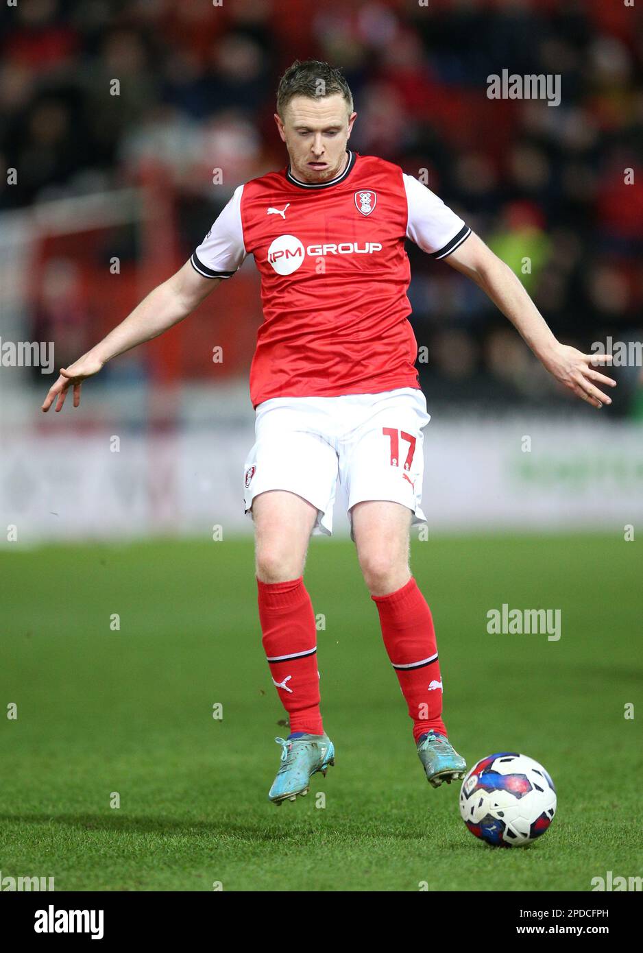 Rotherham United's Shane Ferguson during the Sky Bet Championship match ...