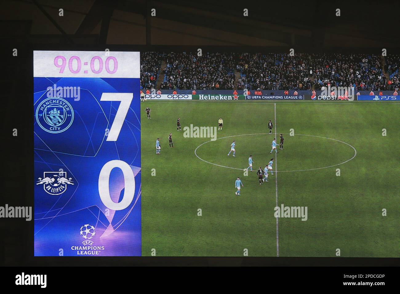 2023 champions league final scoreboard hi-res stock photography and ...