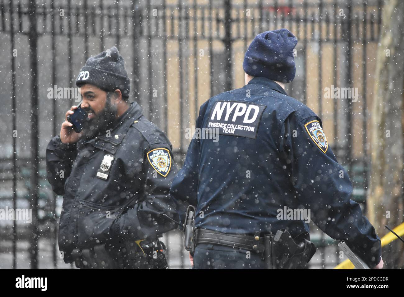Manhattan, United States. 14th Mar, 2023. Police officers seen at the ...