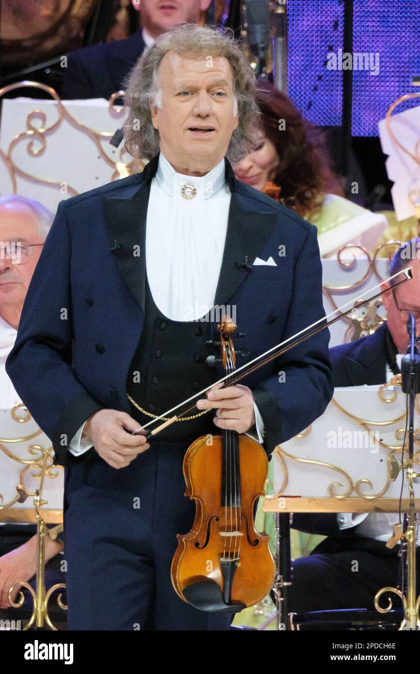 Madrid, Spain. 14th Mar, 2023. Andre Rieu of the Johann Strauss-Andre ...