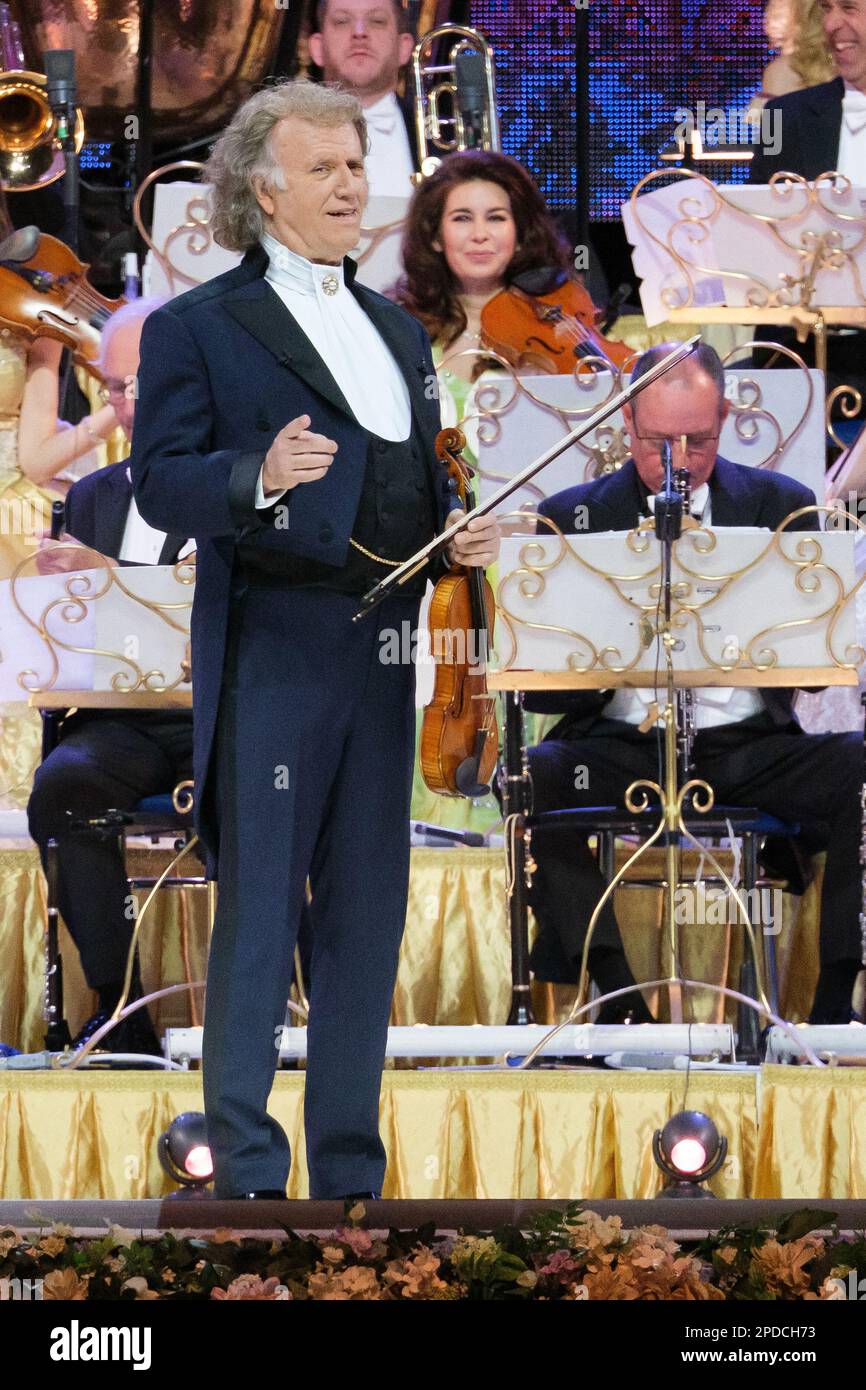 Madrid, Spain. 14th Mar, 2023. Andre Rieu of the Johann Strauss-Andre ...