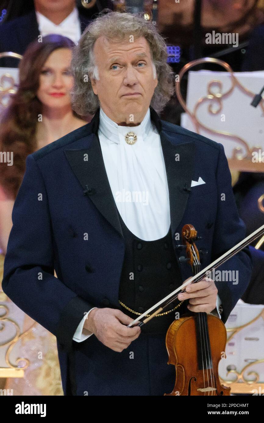 Madrid, Spain. 14th Mar, 2023. Andre Rieu of the Johann Strauss-Andre ...