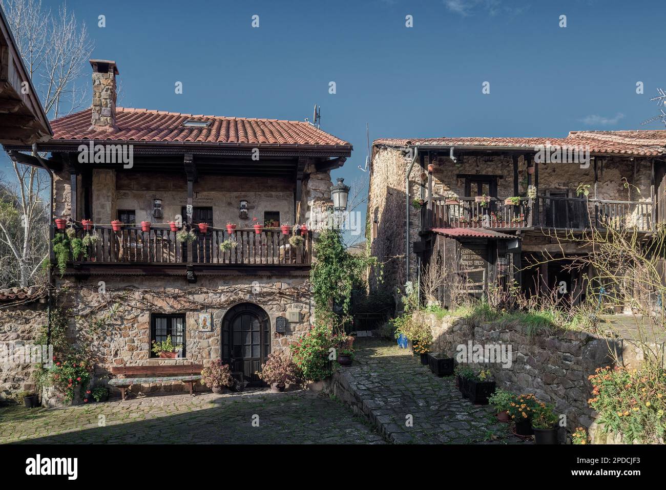 Towns in the association the most beautiful towns in spain hi-res stock ...