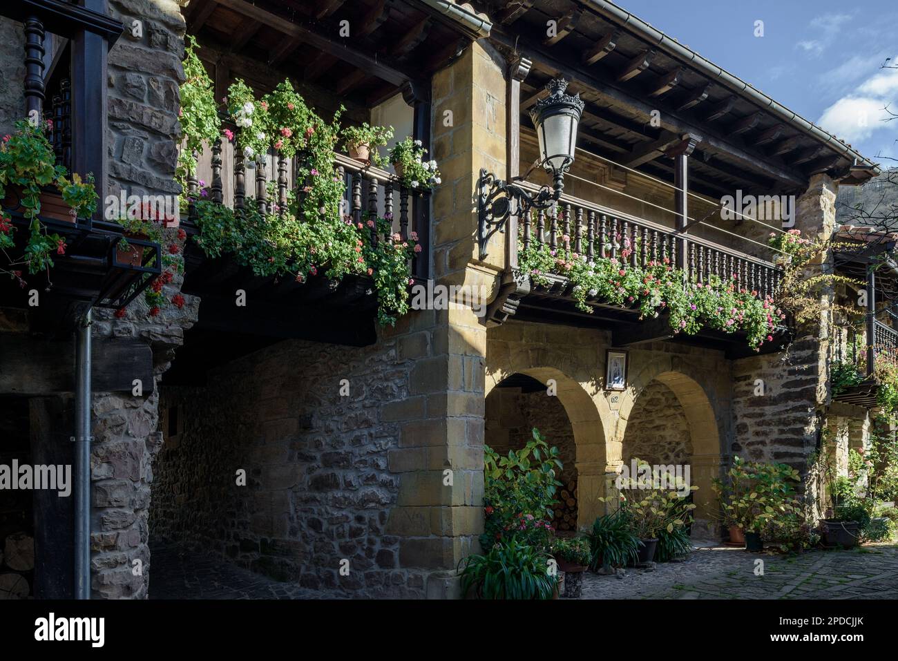 Towns in the association the most beautiful towns in spain hi-res stock ...