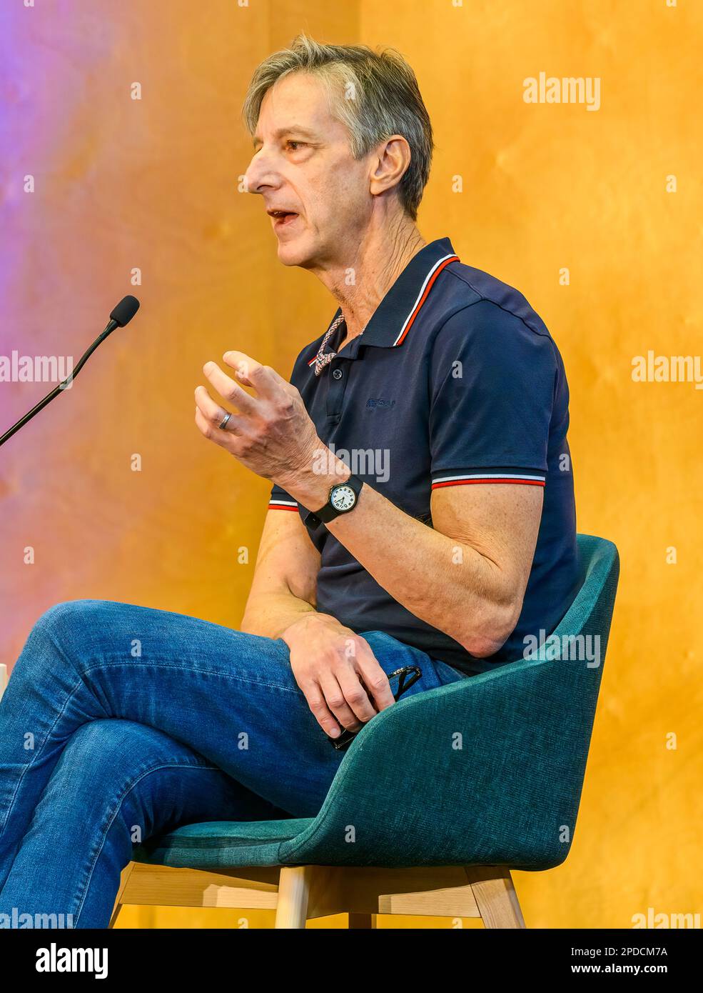 NEW ORLEANS, LA, USA - MARCH 11, 2023: Humorist Andy Borowitz at the ...