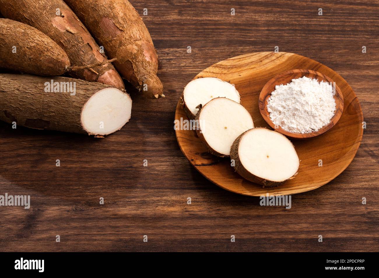Organic cassava (mandioca) starch - Manihot esculenta Stock Photo - Alamy