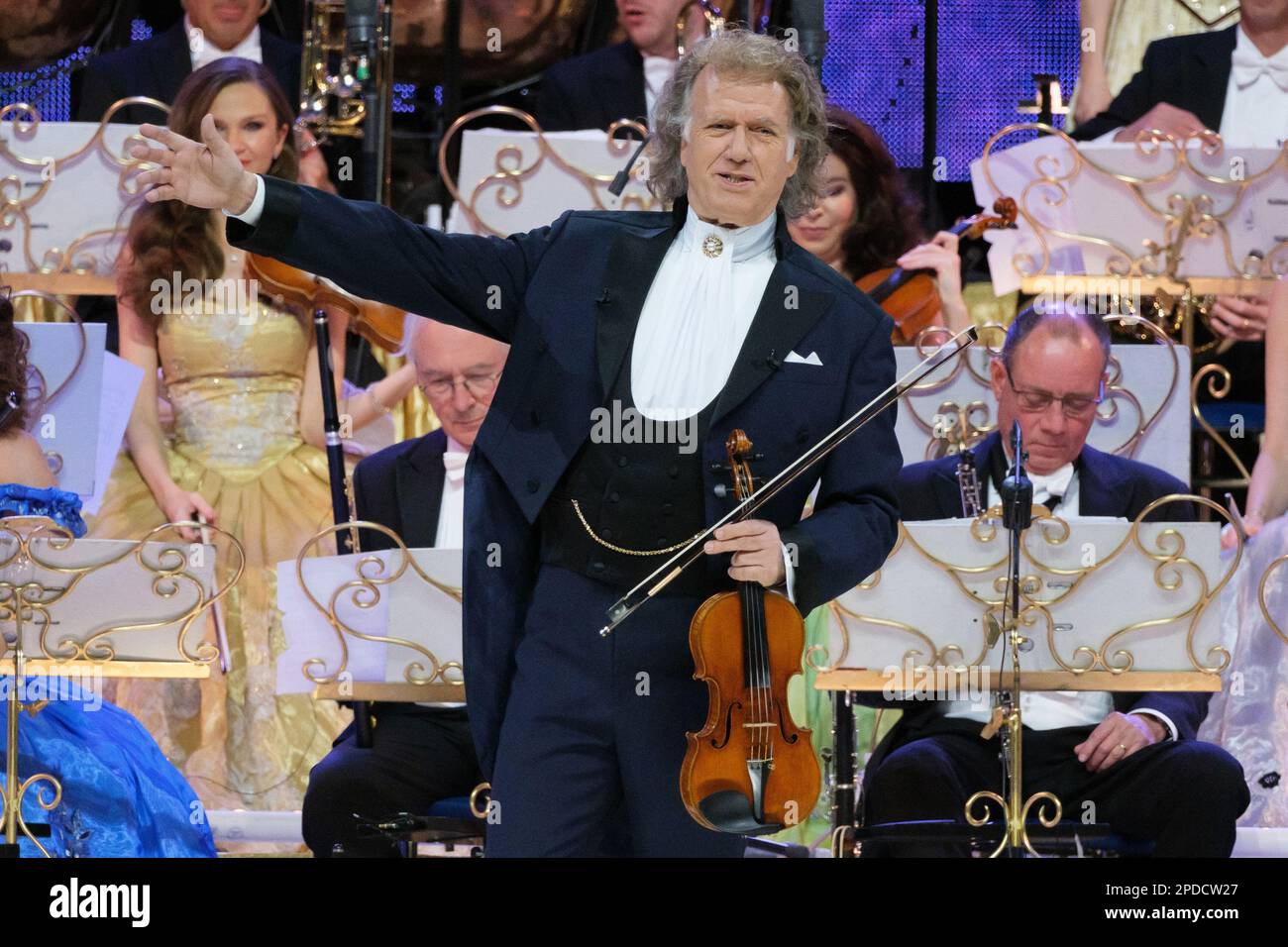 Madrid, Spain. 14th Mar, 2023. Andre Rieu of the Johann Strauss-Andre ...