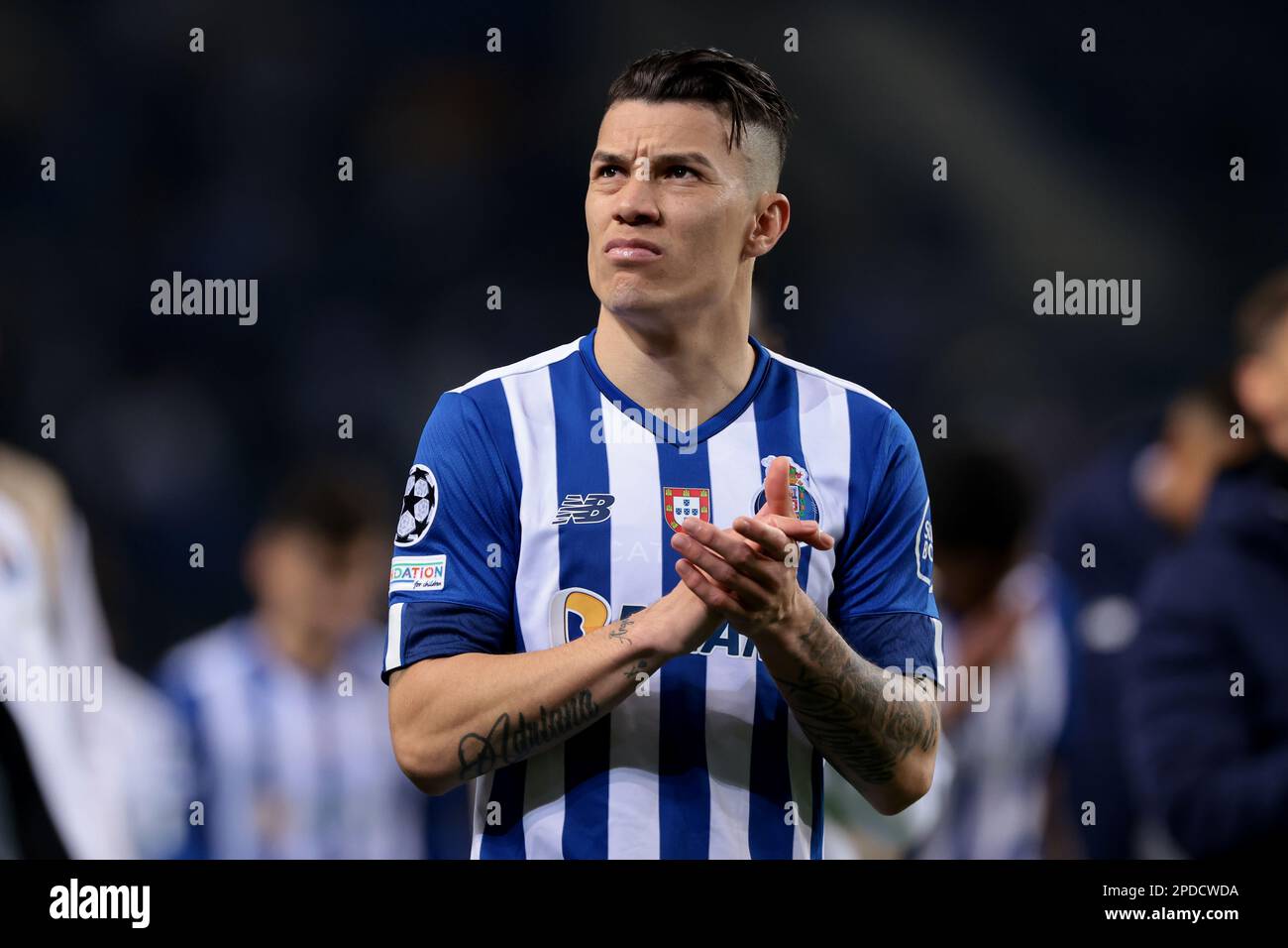 Porto, Portugal. 14th Mar, 2023. Matheus Uribe of FC Porto reacts as he ...