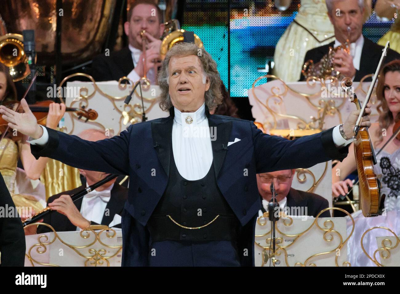 Madrid, Spain. 14th Mar, 2023. Andre Rieu of the Johann Strauss-Andre ...