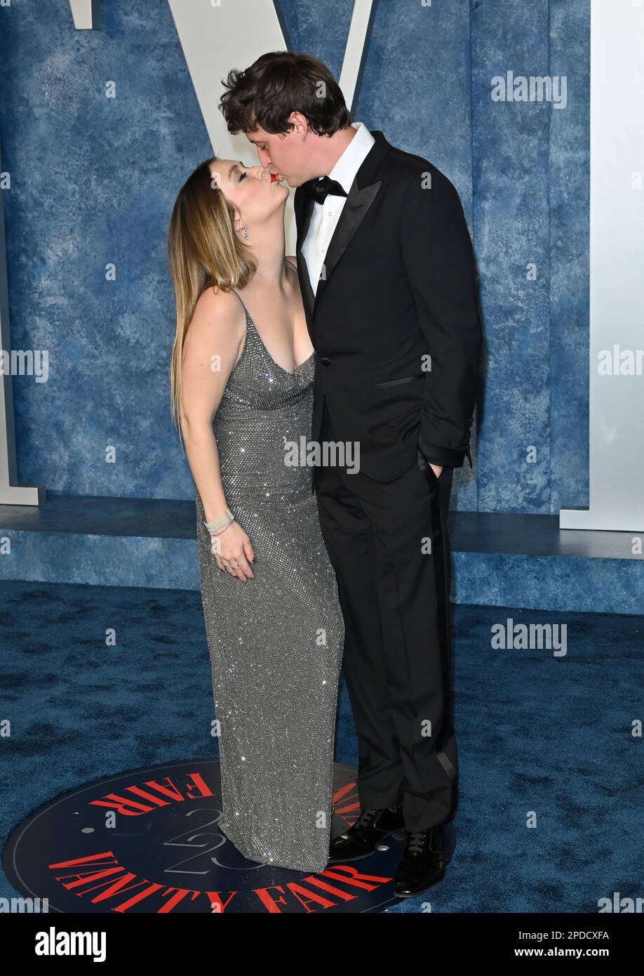 Beverly Hills, USA. 12th Mar, 2023. Billie Lourd & Austen Rydell at the 2023 Vanity Fair Oscar ...