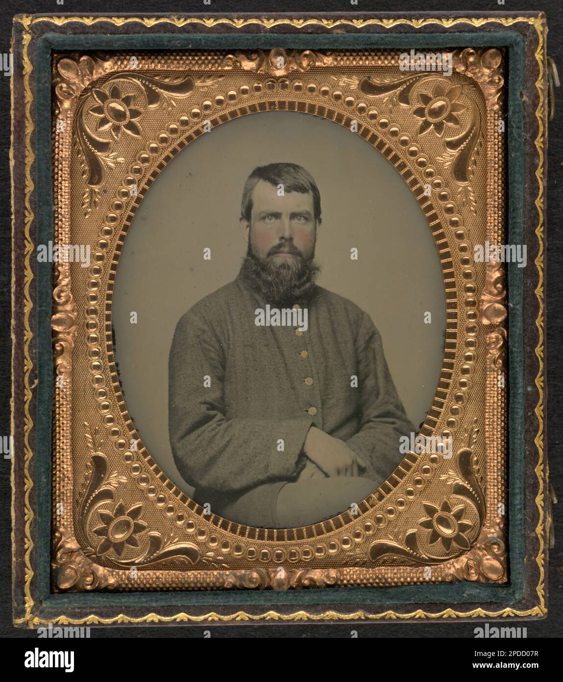 Unidentified soldier in Confederate uniform. Liljenquist Family ...