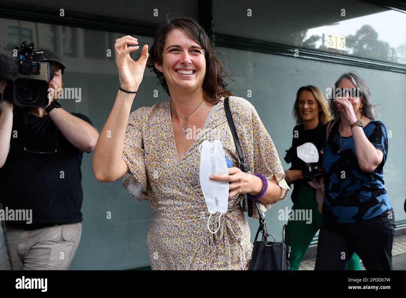 Deanna ‘Violet’ Coco arrives at the John Maddison Tower court Sydney ...
