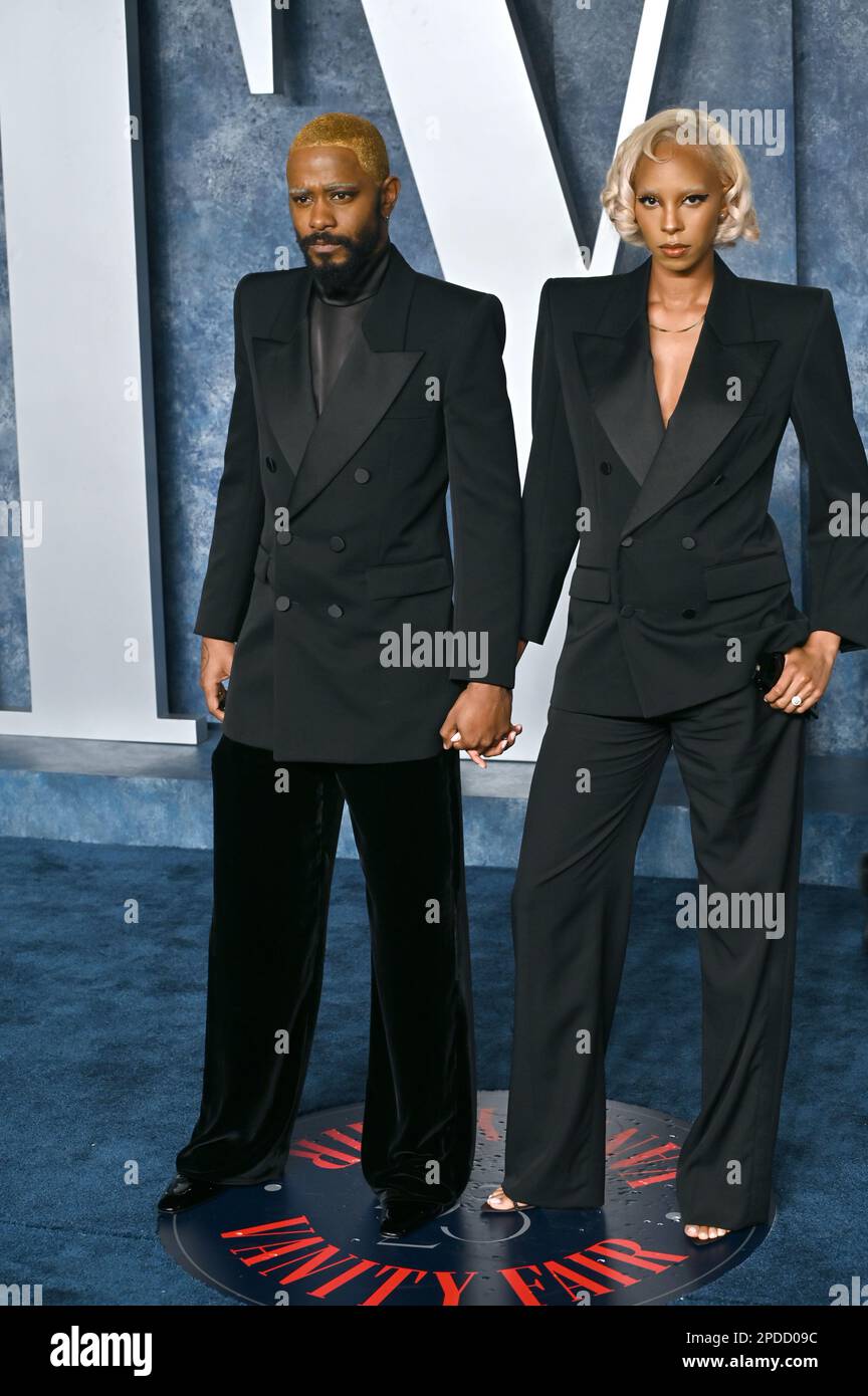 Beverly Hills, USA. 12th Mar, 2023. LaKeith Stanfield & Kasmere Trice ...