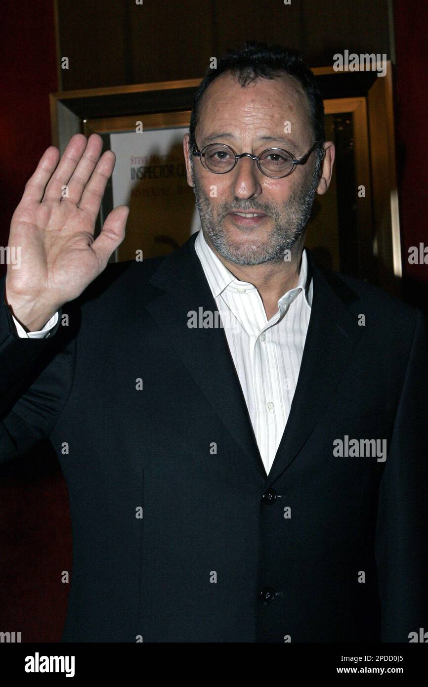 Actor Jean Reno arrives at the movie premiere of "The Pink Panther" at ...