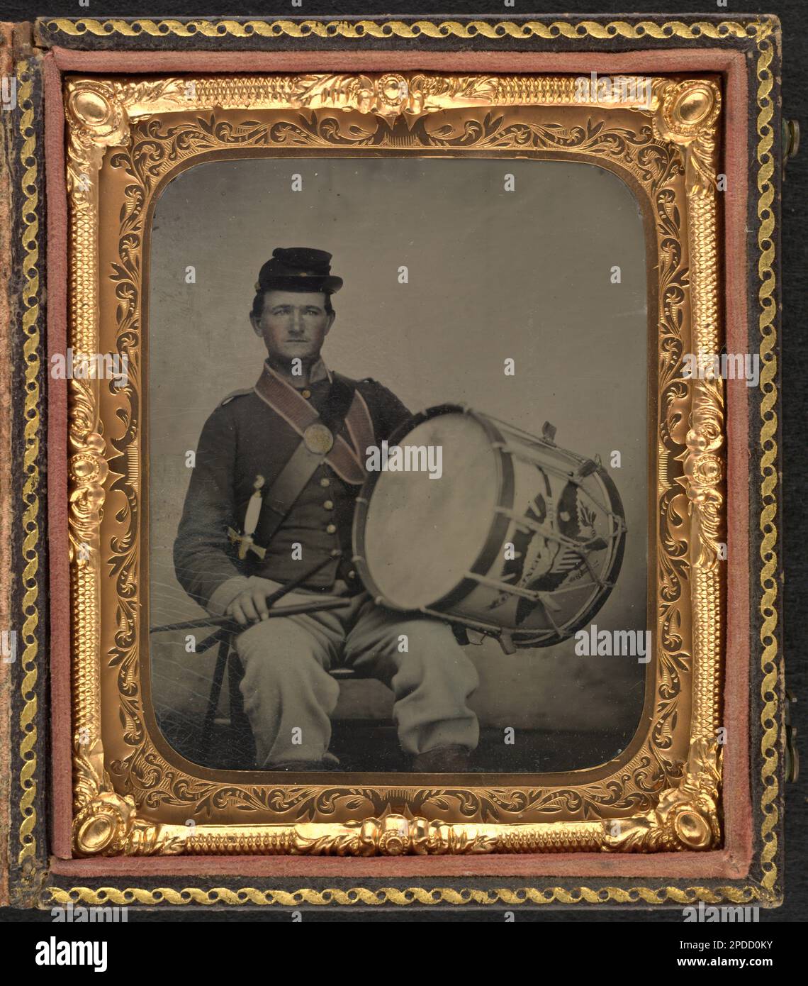 Musician James S. Row of Co. F, 54th Indiana Infantry Regiment in ...