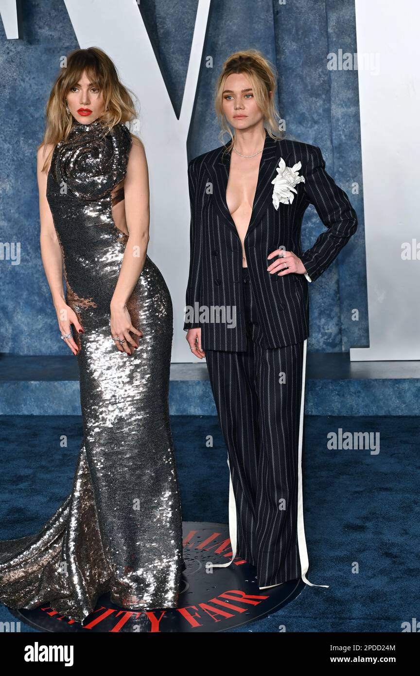 Beverly Hills, USA. 12th Mar, 2023. Suki Waterhouse & Immy Waterhouse ...
