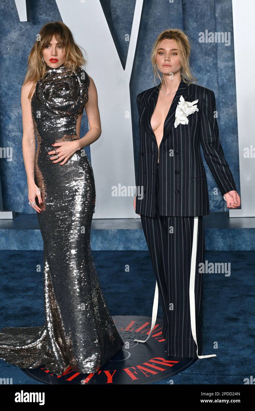 Beverly Hills, USA. 12th Mar, 2023. Suki Waterhouse & Immy Waterhouse ...