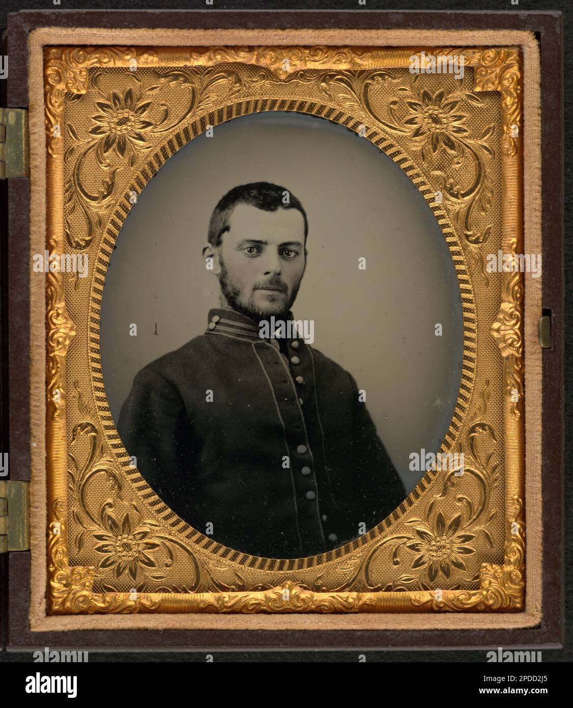 Unidentified soldier of 15th Pennsylvania Cavalry Regiment in uniform ...