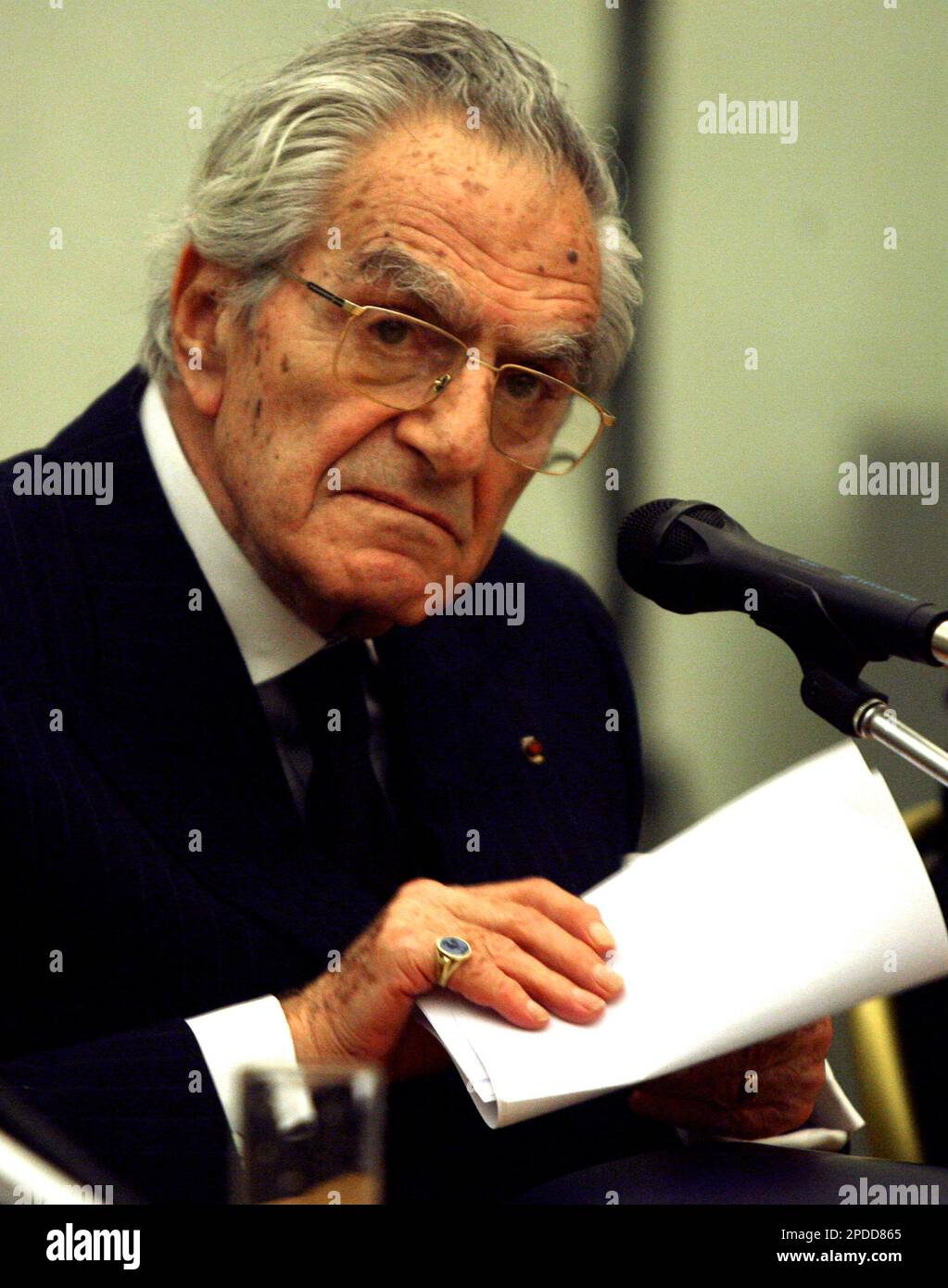 Lebanese jornalist Ghassan Tueni, father of slain An-Nahar general ...