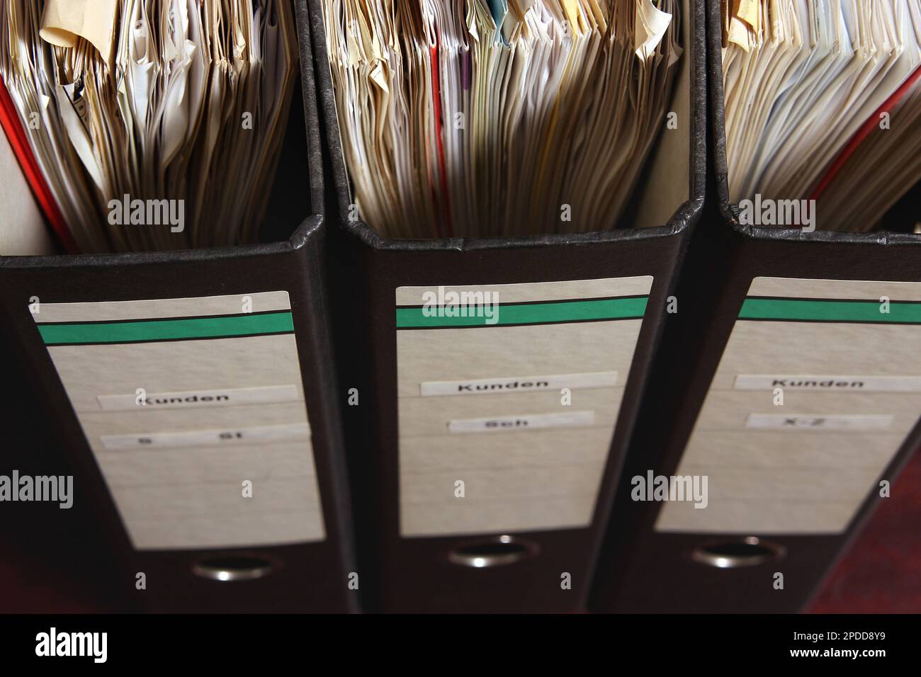 full folders lettering clients Stock Photo - Alamy