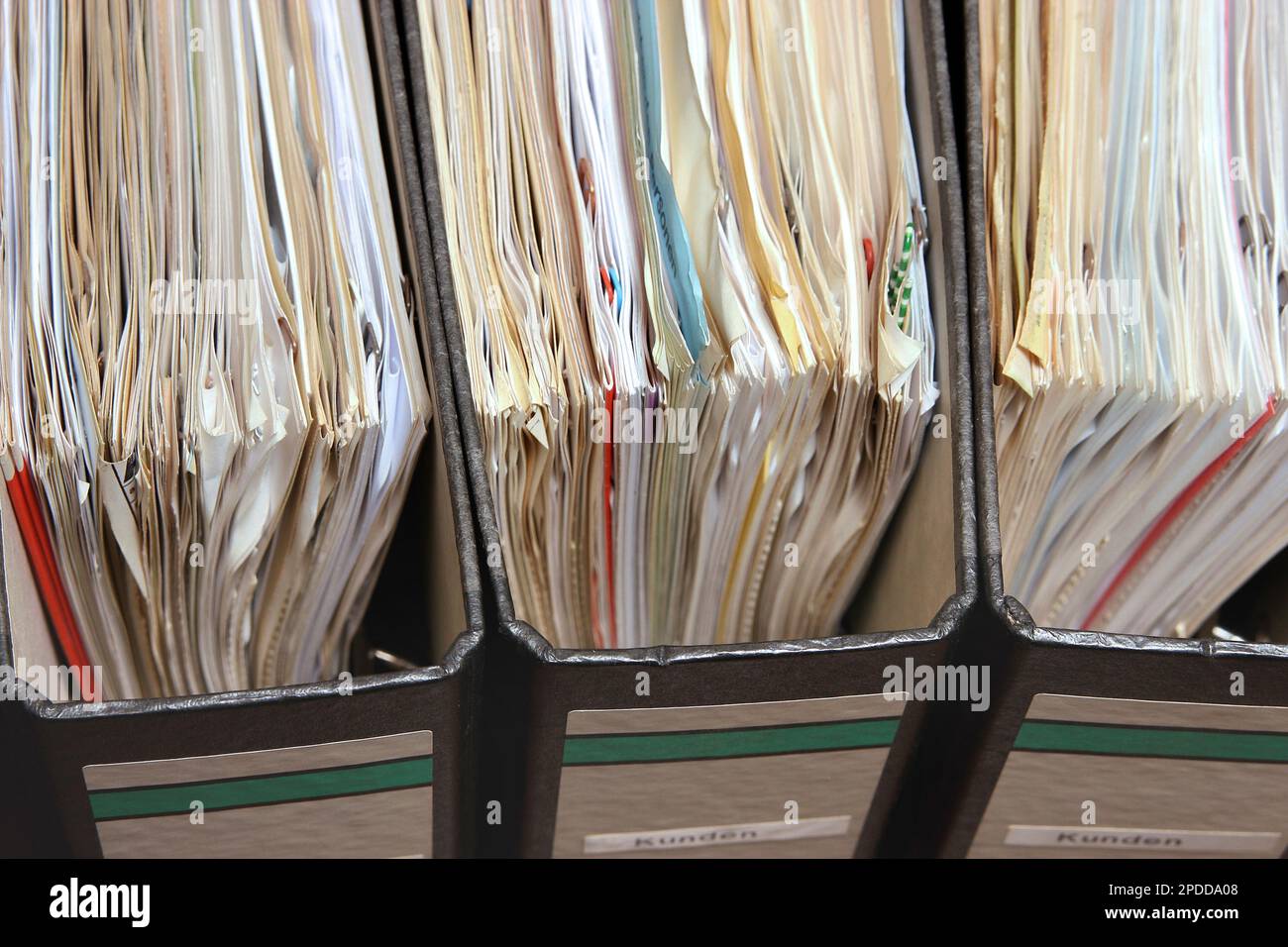 full folders lettering clients Stock Photo - Alamy