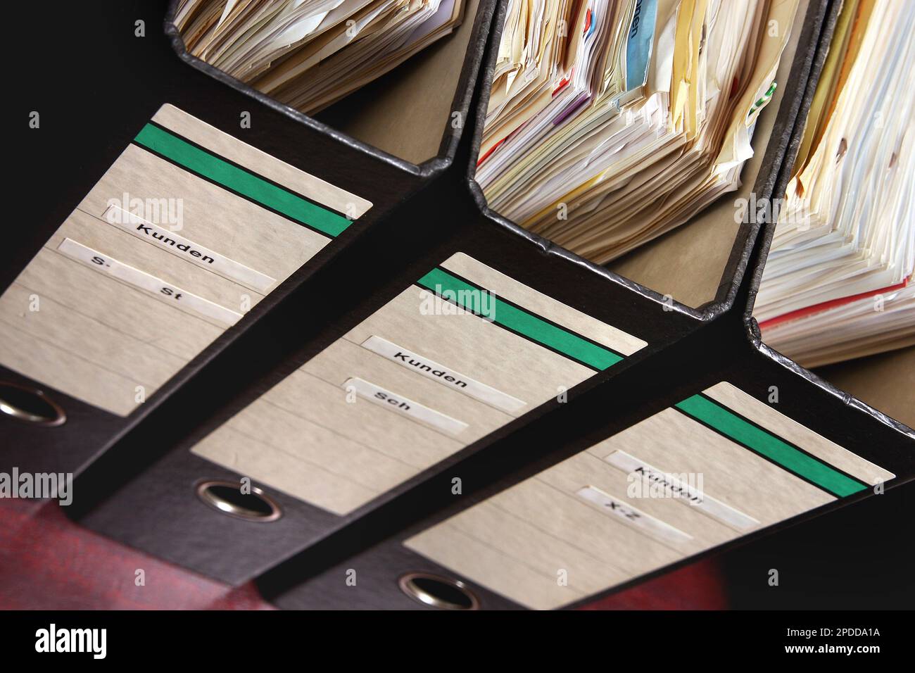 full folders lettering clients Stock Photo - Alamy