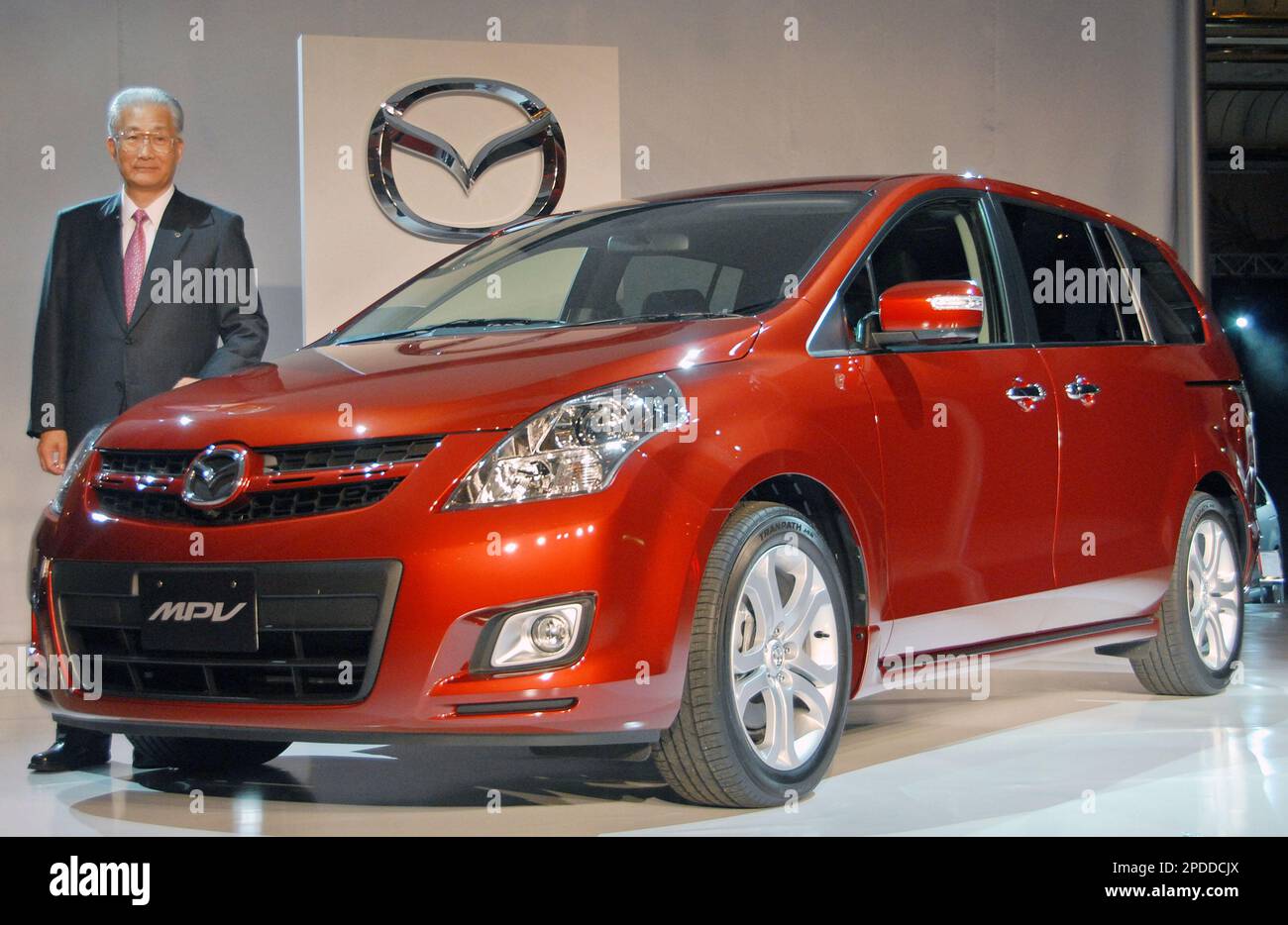 Mazda Motor Corp. Chief Executive Hisakazu Imaki poses with the ...
