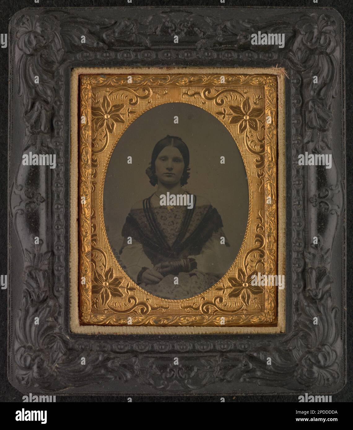 Unidentified Civil War nurse who worked at Hospital Number 4, New Albany, Indiana. Liljenquist ...