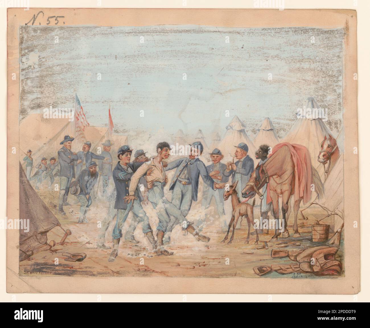 American civil war camp life hi-res stock photography and images - Alamy