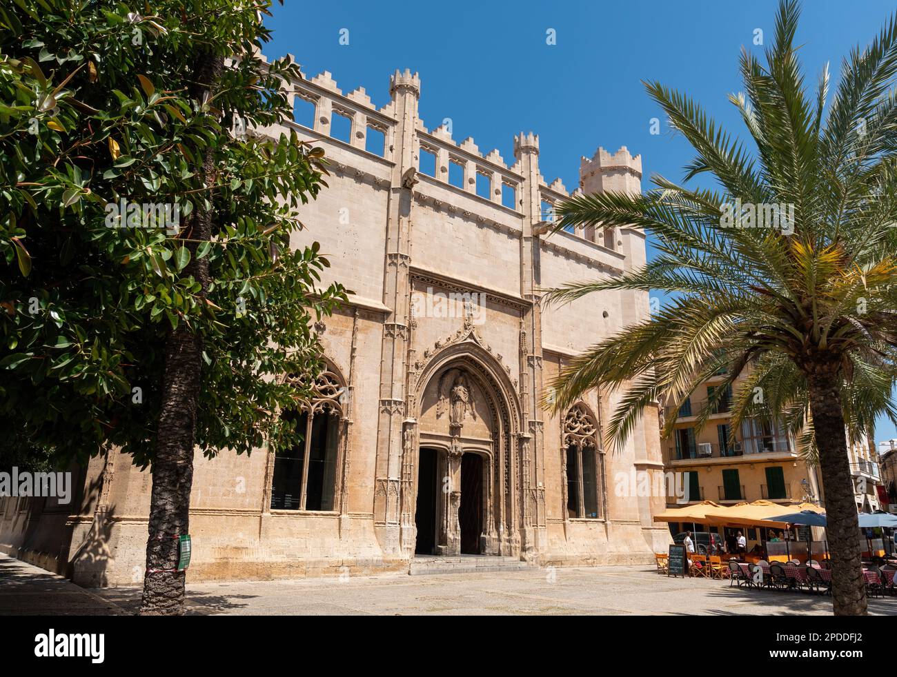 Facade of the the Lonja de Palma de Mallorca, Spain Stock Photo - Alamy