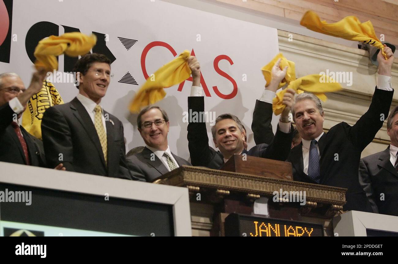 Management of CNX Gas Corp., of South Park, Pa., wave Terrible Towels ...