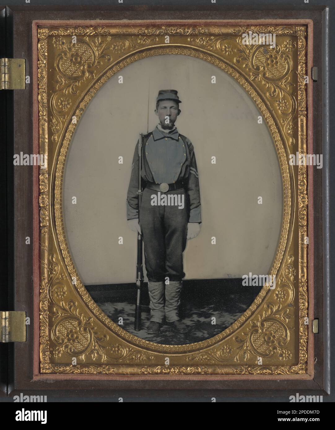 Corporal Samuel H. Overton of A Company, 44th Virginia Infantry ...